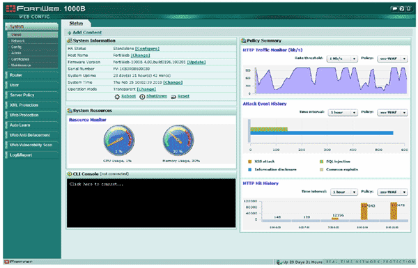 Fortinet FortiWeb 1000B | AVFirewalls.com.au